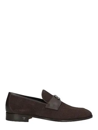 Roberto Cavalli Dark Leather Loafers - Brown