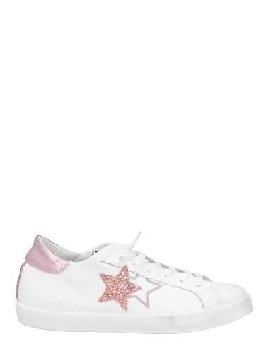 2STAR Leather Low-top Sneakers - White