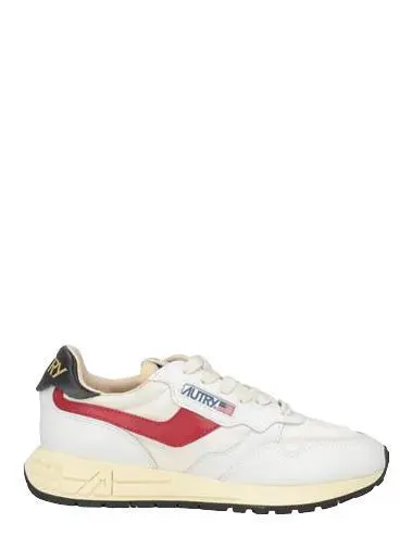 AUTRY Leather And Nylon Sneakers - White