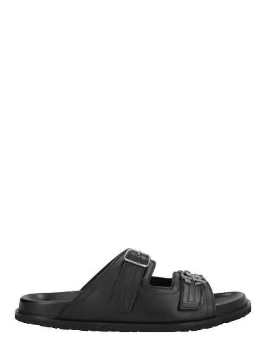Roberto Cavalli Calfskin Sandals - Black