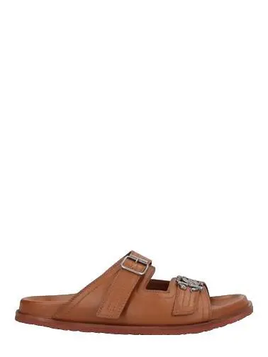 Roberto Cavalli Calfskin Sandals - Brown