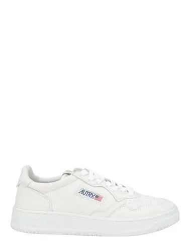 AUTRY Leather Low-top Sneakers - White
