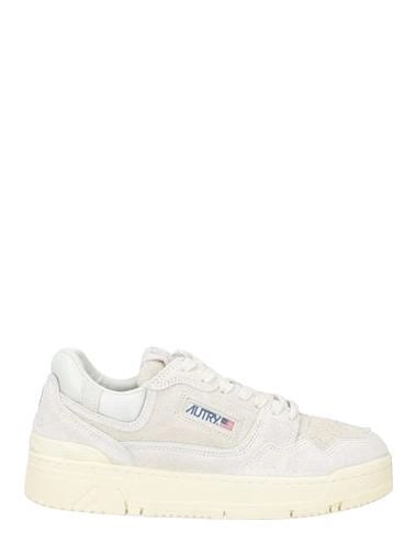 AUTRY Leather And Textile Fiber Low-top Sneakers - Light Grey