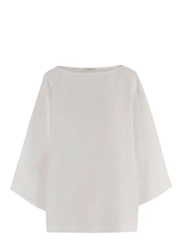 THE ROW Junia Linen Shirt - White