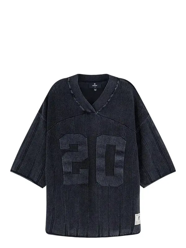 REPRESENT Cotton Sweater With Logo Patch - Grey