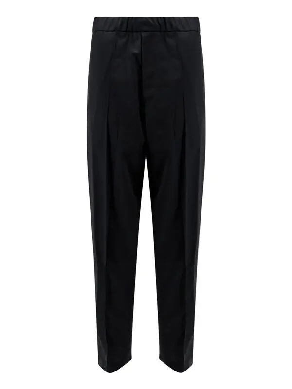SEVEN GAUGE Wool Trousers - Black
