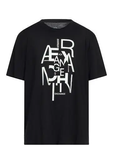 Armani Exchange T-shirt Size Pima Cotton - Black