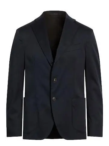 DRUMOHR Twill Single-breasted Blazer - Navy