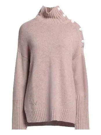 Zadig&Voltaire Turtleneck Cashmere Sweater - Pink