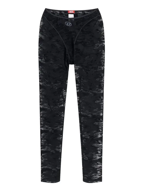 DIESEL® Claireutlt Lace Leggings - Black