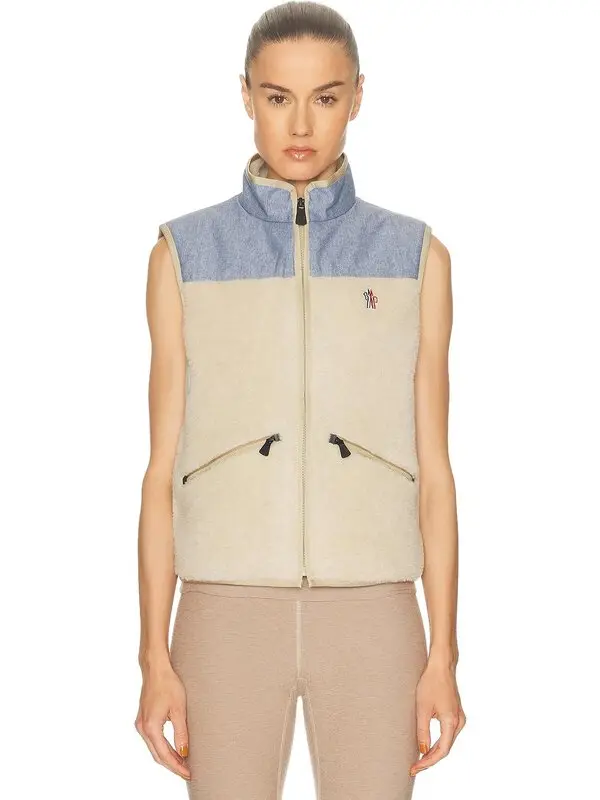 Moncler Vest - Light Beige