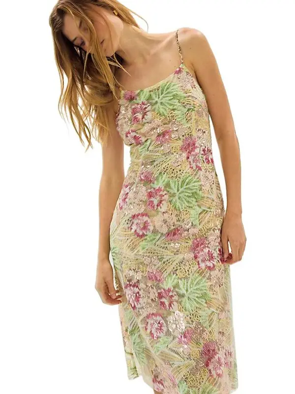 DŽO Laura Midi Dress - Tropical Floral