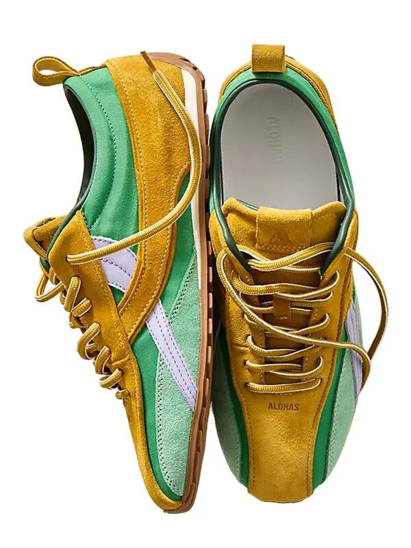 ALOHAS Nylon Low-top Sneakers - Green