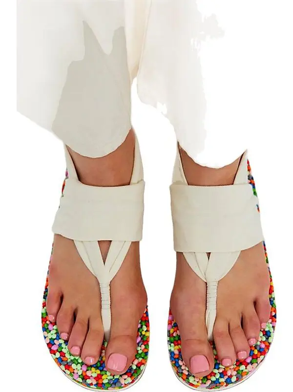 Sanuk Sling Bubblecush Sandals - Rainbow Confetti