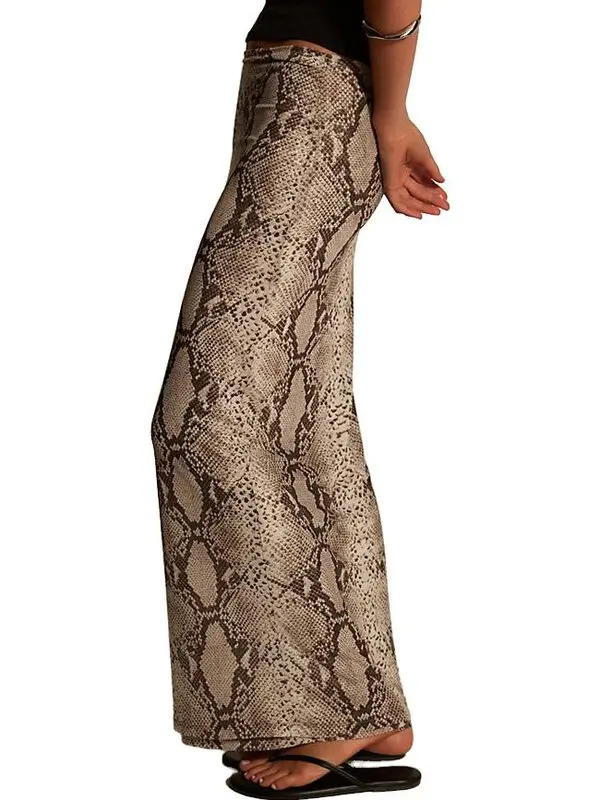 Ronny Kobo Azana Maxi Skirt - Snake Print