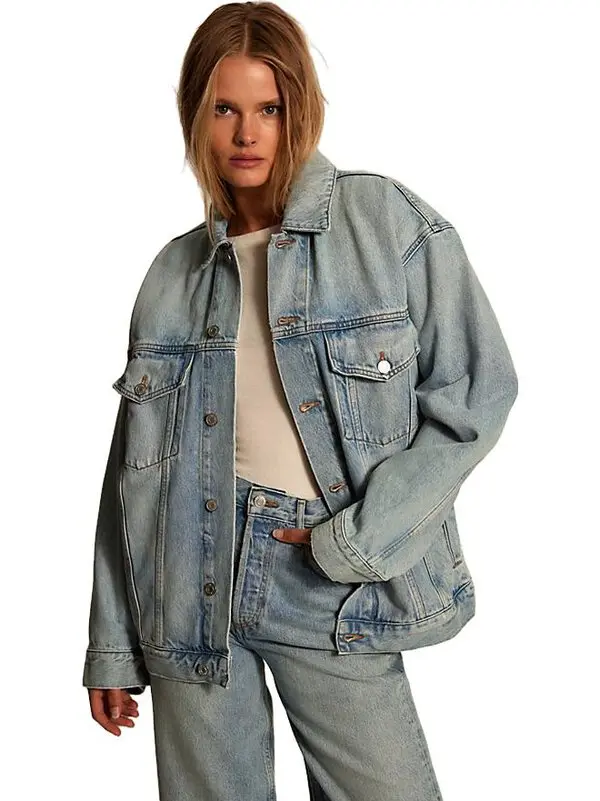 AGOLDE Evin Denim Jacket - Scroll