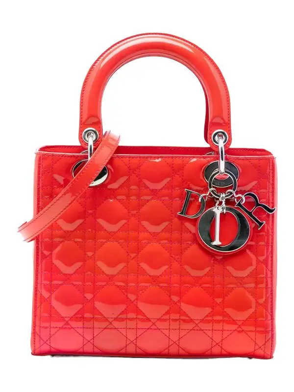 Dior 2012 Medium Lady Satchel - Orange