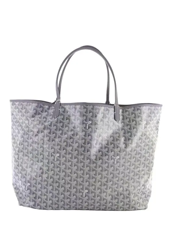 Goyard Saint Louis Coated Canvas Gm Tote Bag - Grey