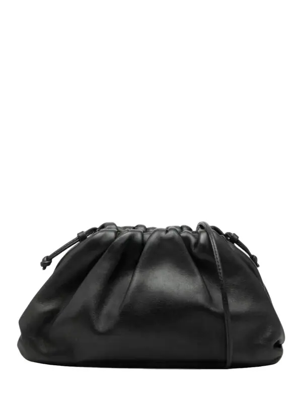 Bottega Veneta 2012-2026 Lambskin The Mini Pouch Crossbody Bag - Black