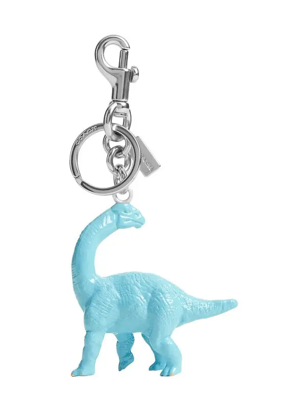 COACH Dinosaur Bag Charm - Silver