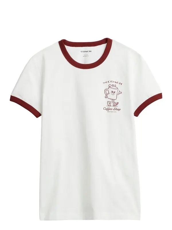 COACH The Coffee Shop T-shirt - White