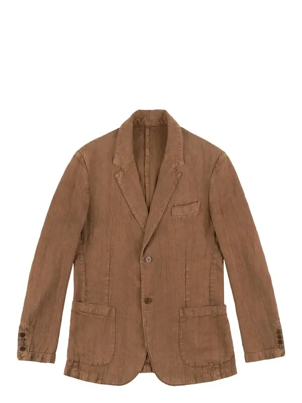 ORIGINAL VINTAGE Linen Jacket - Beige