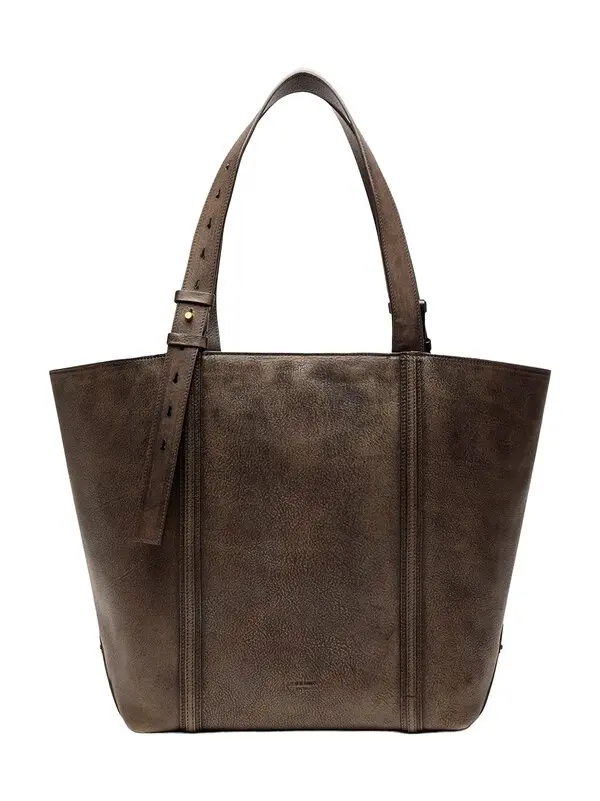 GOLDEN GOOSE 24/7 North South Shopping Bag - Marrone