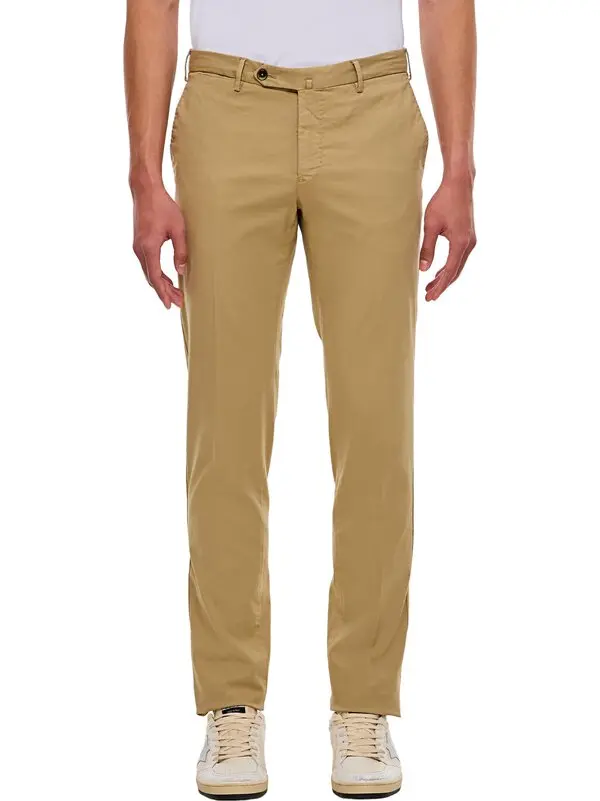 PT TORINO Slim-fit Trousers - Beige
