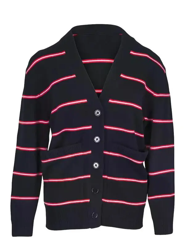 Dorothee Schumacher Striped-pattern Cardigan - Blue