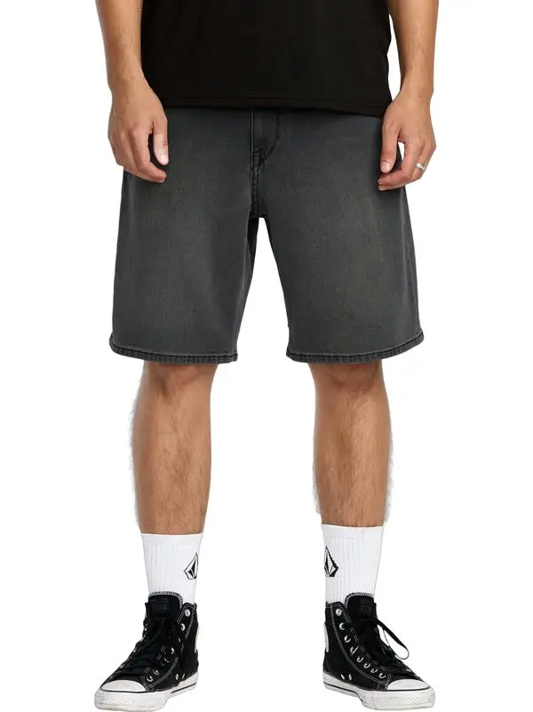 Volcom Billow Denim 22 Shorts - Concrete