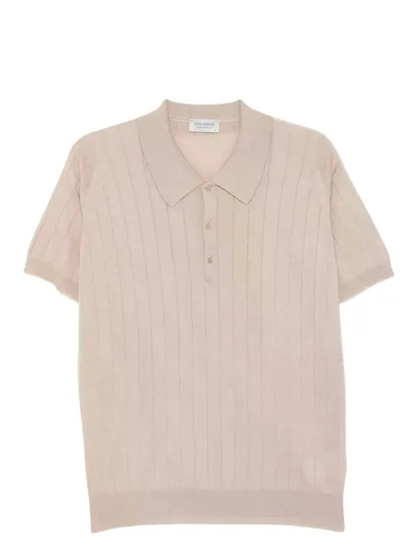 John Smedley Williams Polo Shirt - Brown