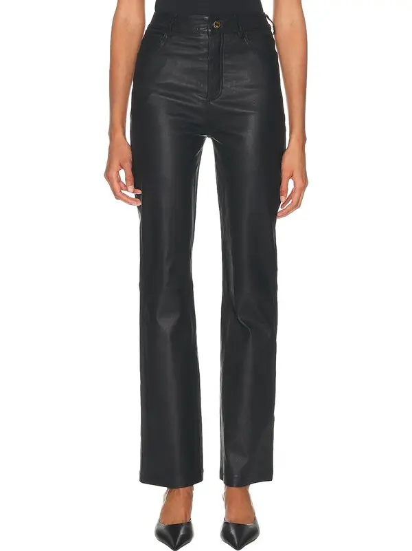 SAME The Perfect Leather Pant - Black