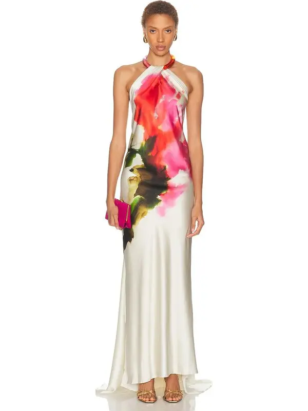 Silvia Tcherassi Jesse Floral Printed Dress - Azalea Flower