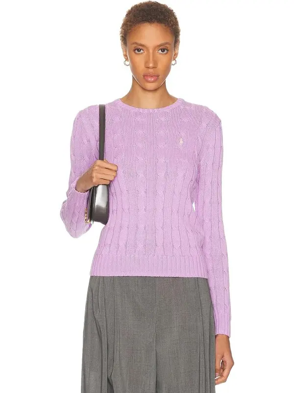 Polo Ralph Lauren Julianna Long Sleeve Sweater - Bright Aster