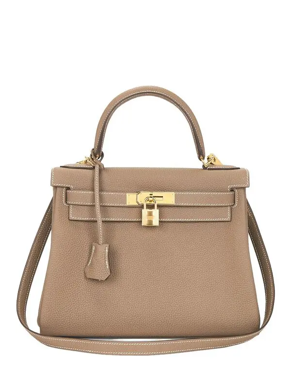 FWRD RENEW Kelly 28 Handbag - Etoupe