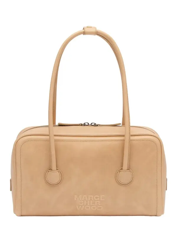 MARGESHERWOOD Small Soft Boston Bag - French Beige