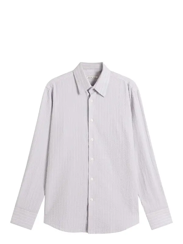 CARTER YOUNG Business Shirt - Lavender Stripe