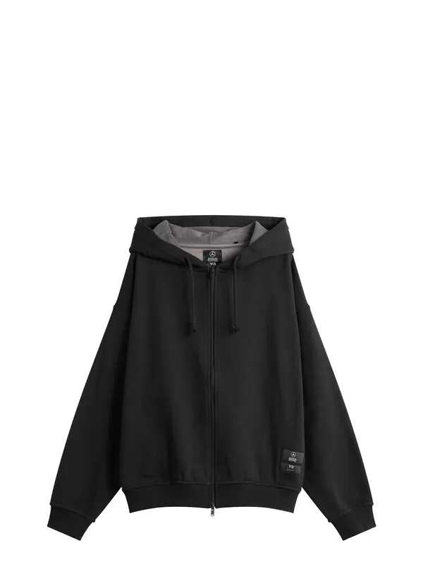 Y3 X Mercedes F1 Zip Hoodie - Black