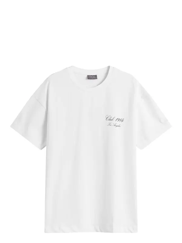 CLUB 1984 The Line T-shirt - White