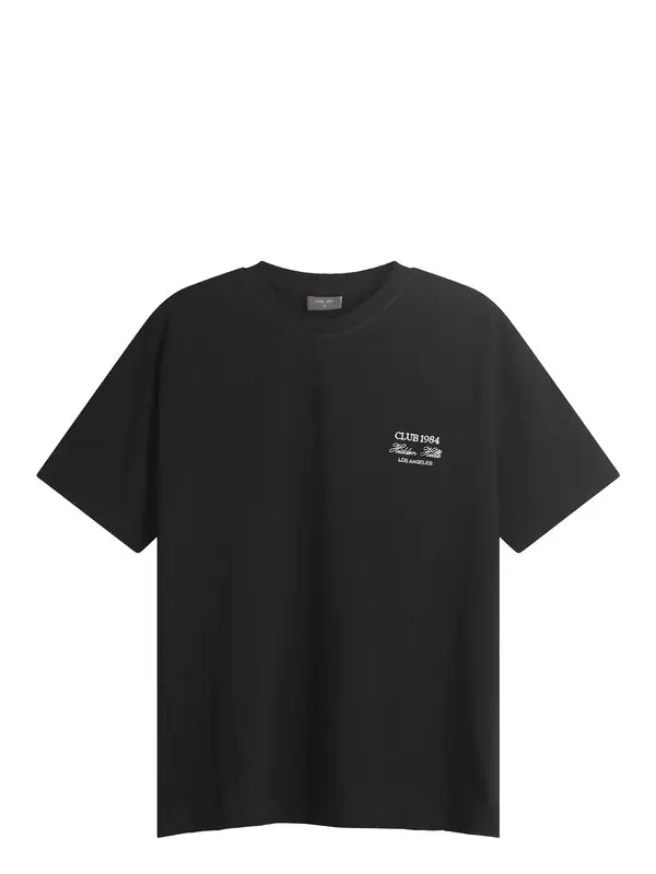 CLUB 1984 Hidden Hills T-shirt - Black