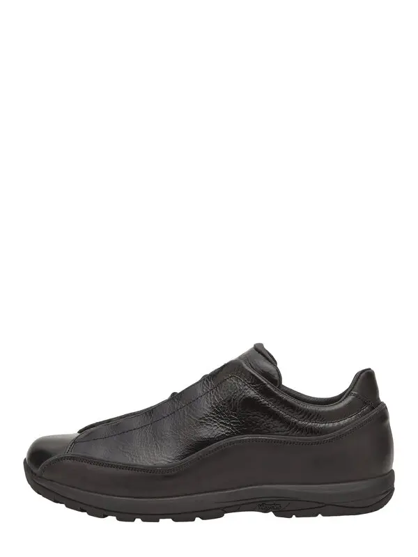 Diemme Licata Sneakers - Black Crackled Patent Leather