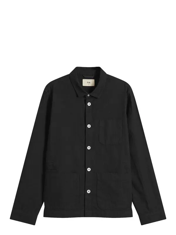 Folk Assembly Jacket - Black Chunky Ripstop