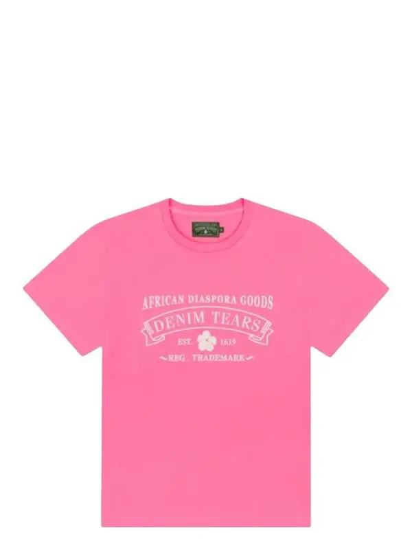 DENIM TEARS Adg T-shirt - Pink