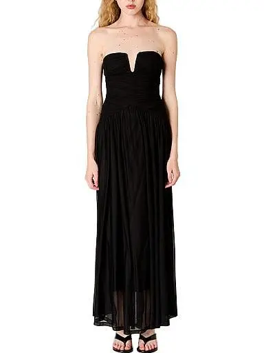 Victoria's Secret Nia Beverly Maxi Dress - Black