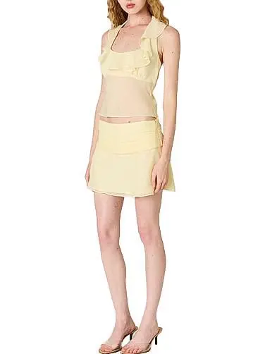 Victoria's Secret Nia Cassia Mini Skirt - Yellow