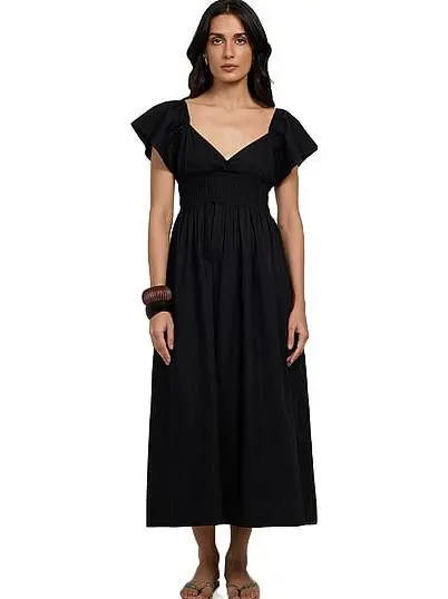 Victoria's Secret Summer Away Corvina Maxi Dress - Black
