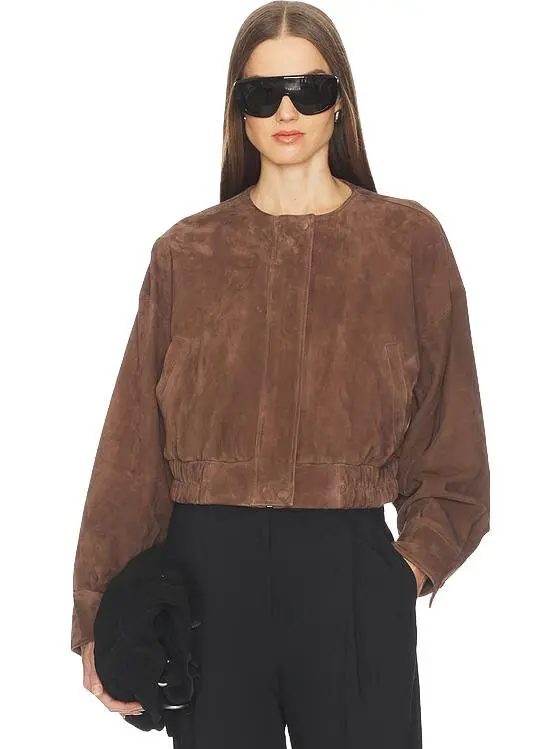 SRG Danica Suede Jacket - Brown