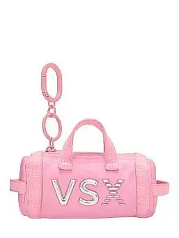 Victoria's Secret Vsx Micro Belt Bag Charm Keychain - Pink