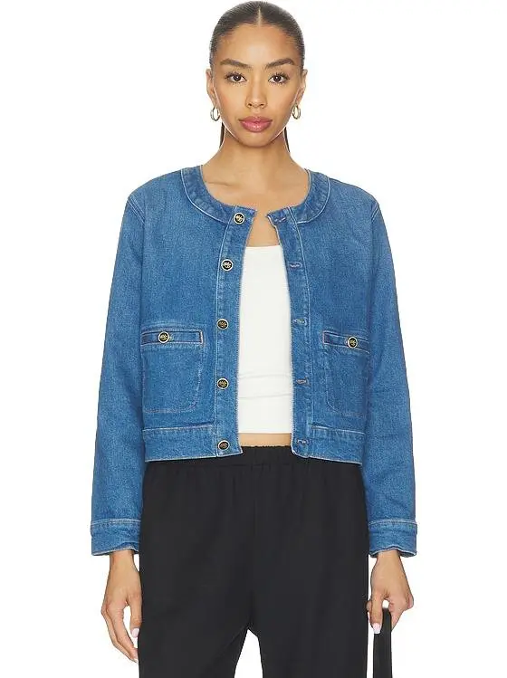MOTHER The Stashed Picky Jacket - Blue