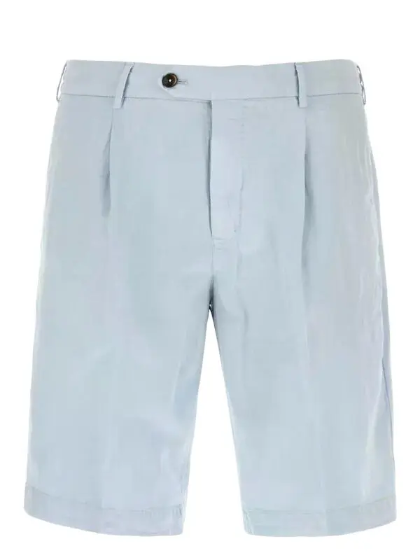PT TORINO Bermuda Shorts With Belt Loops - Blue